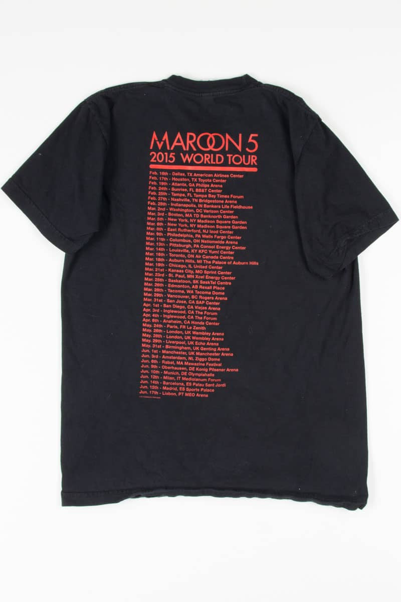 Maroon 5 2015 World Tour T-Shirt (M) – Ragstock