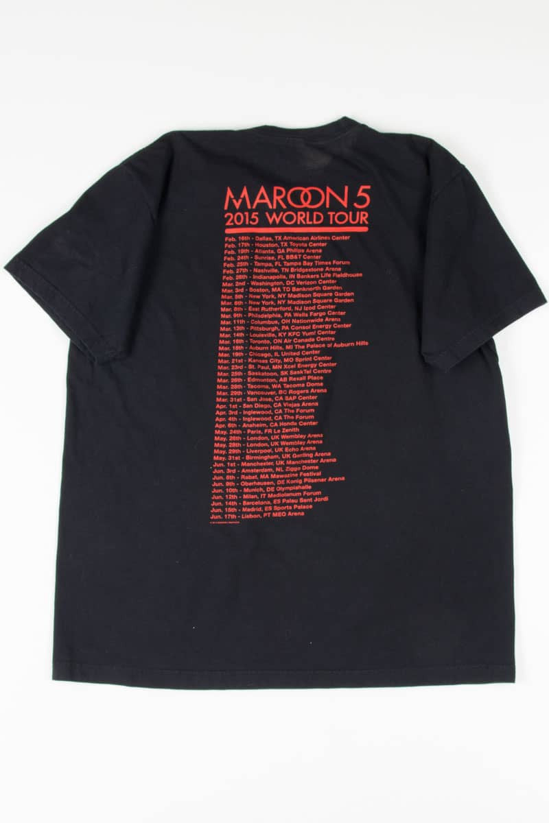 Maroon 5 2015 World Tour T-Shirt (L) – Ragstock