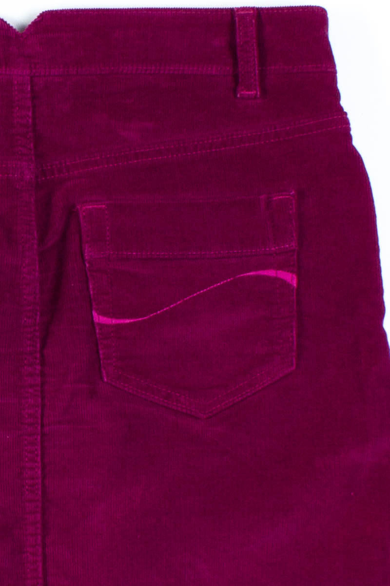 Raspberry Corduroy Skirt – Ragstock