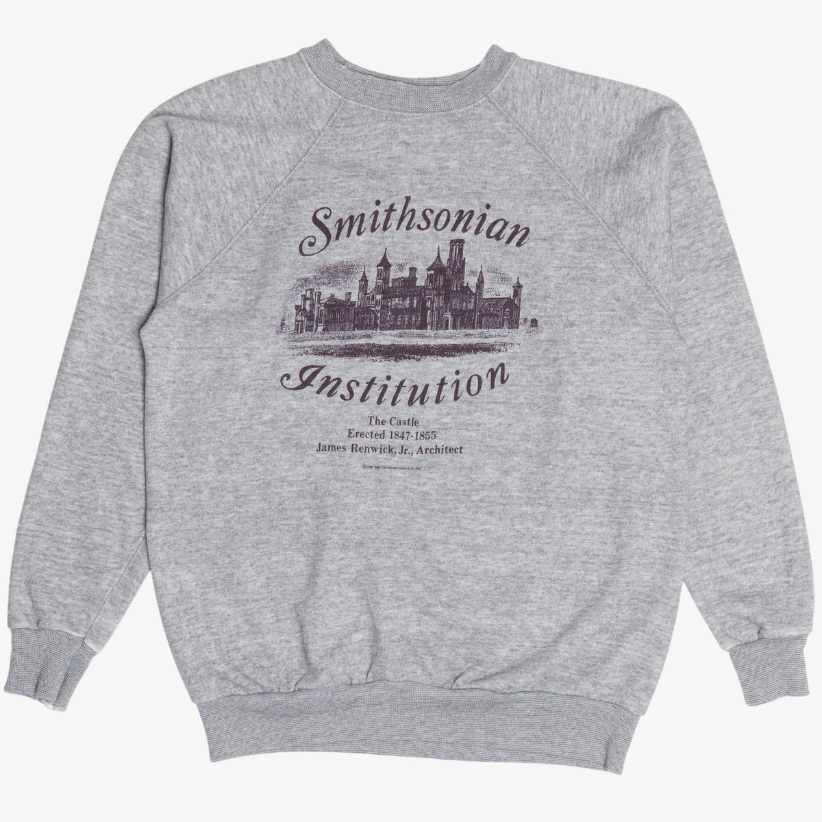Vintage Smithsonian Institution "The Castle" Raglan Sweatshirt (1980s ...