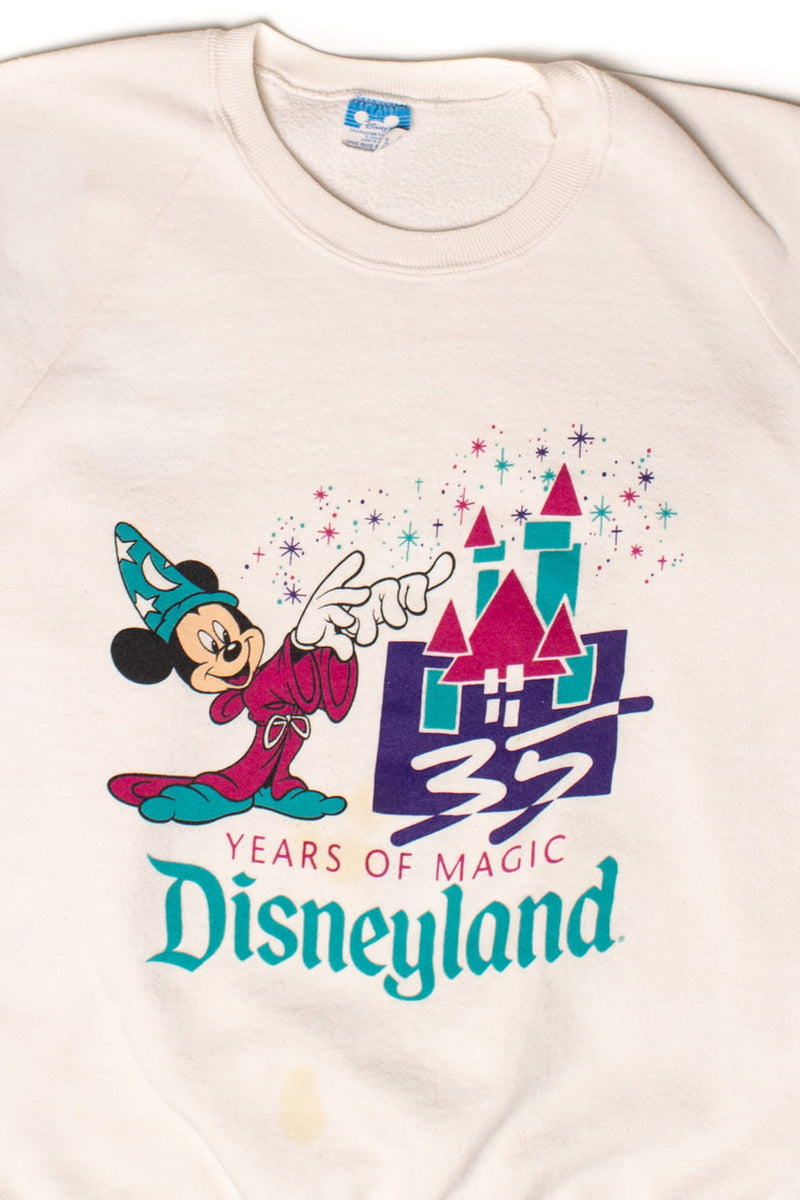 Vintage Disneyland 35 Years Of Magic Sweatshirt (1990) – Ragstock