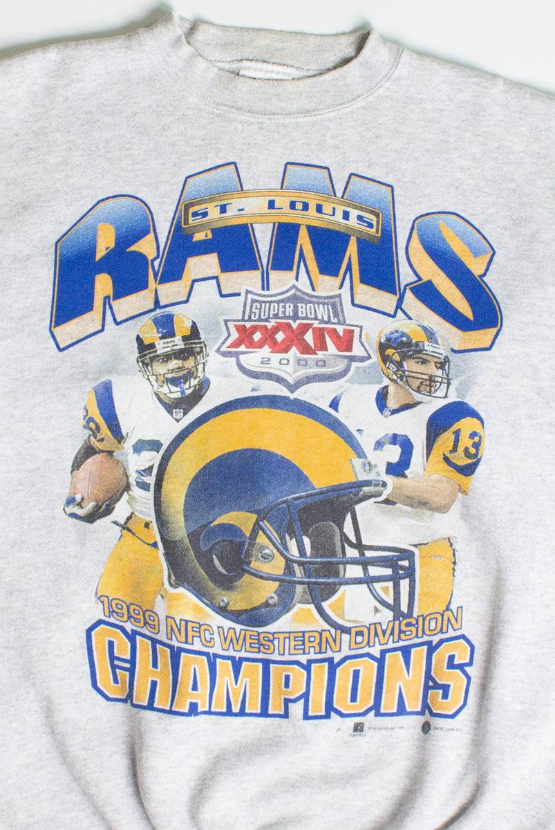 Vintage St. Louis Rams Super Bowl XXXIV Sweatshirt (1999) – Ragstock