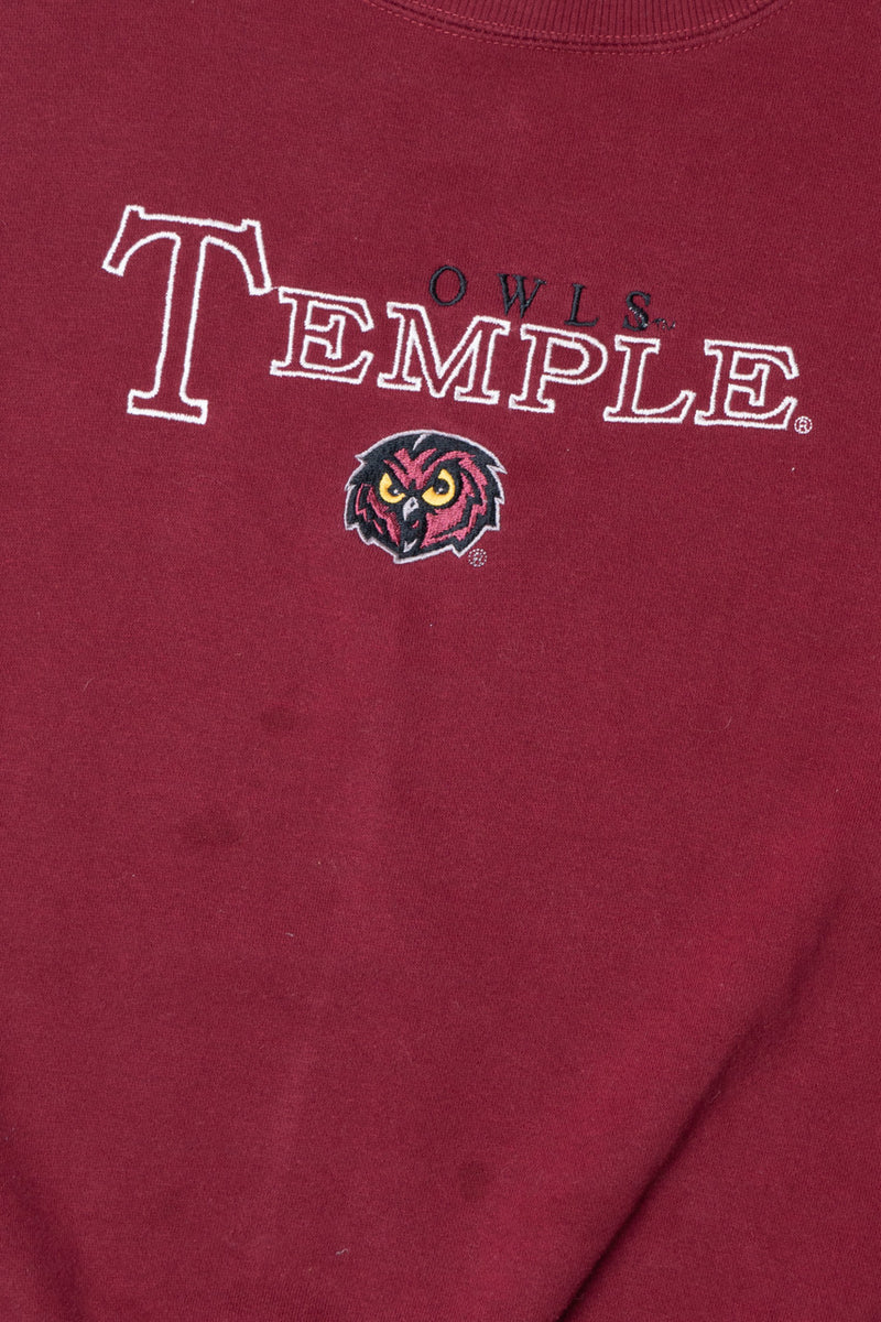 Vintage Temple University Owls Embroidered Sweatshirt – Ragstock