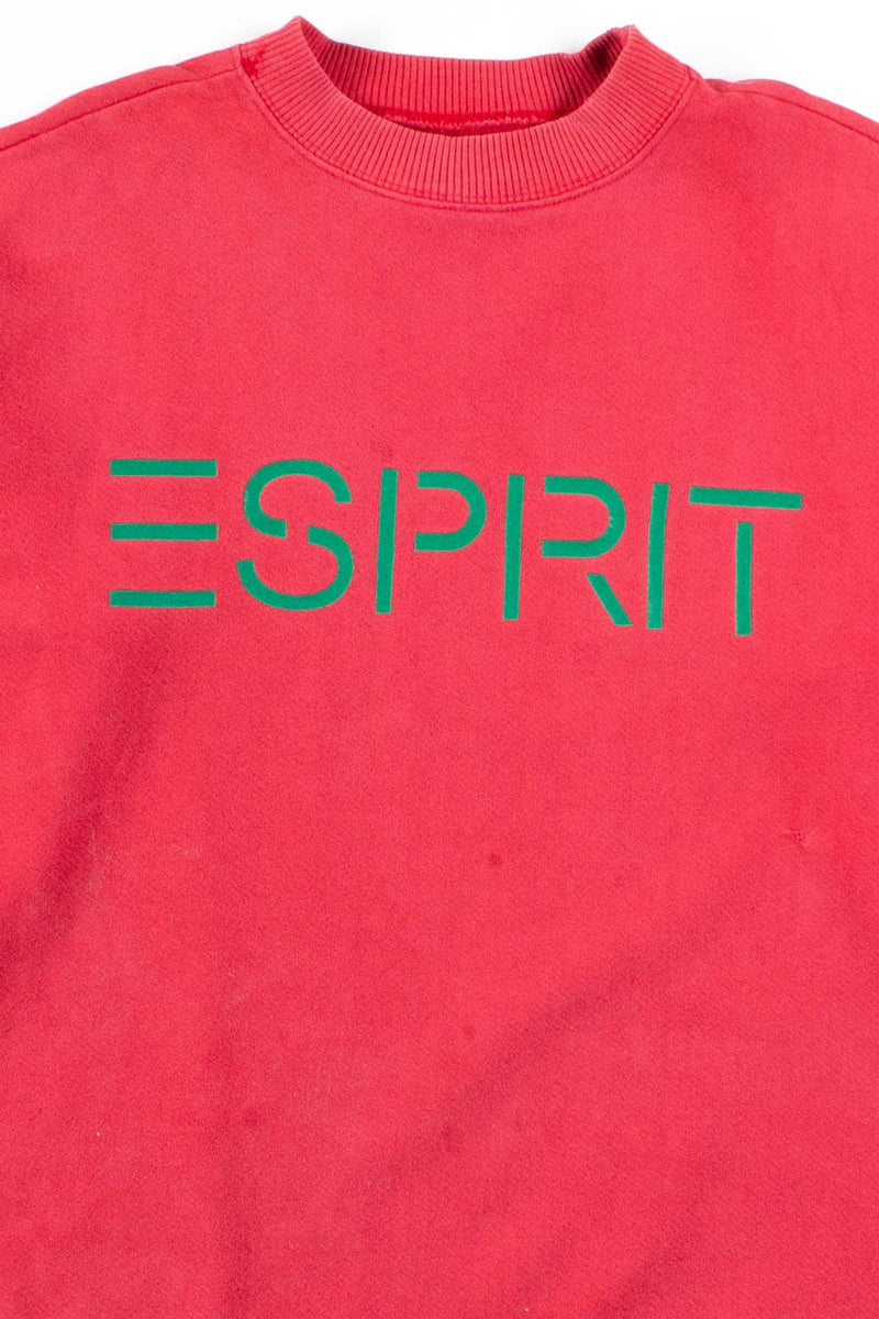Red Esprit Sweatshirt – Ragstock