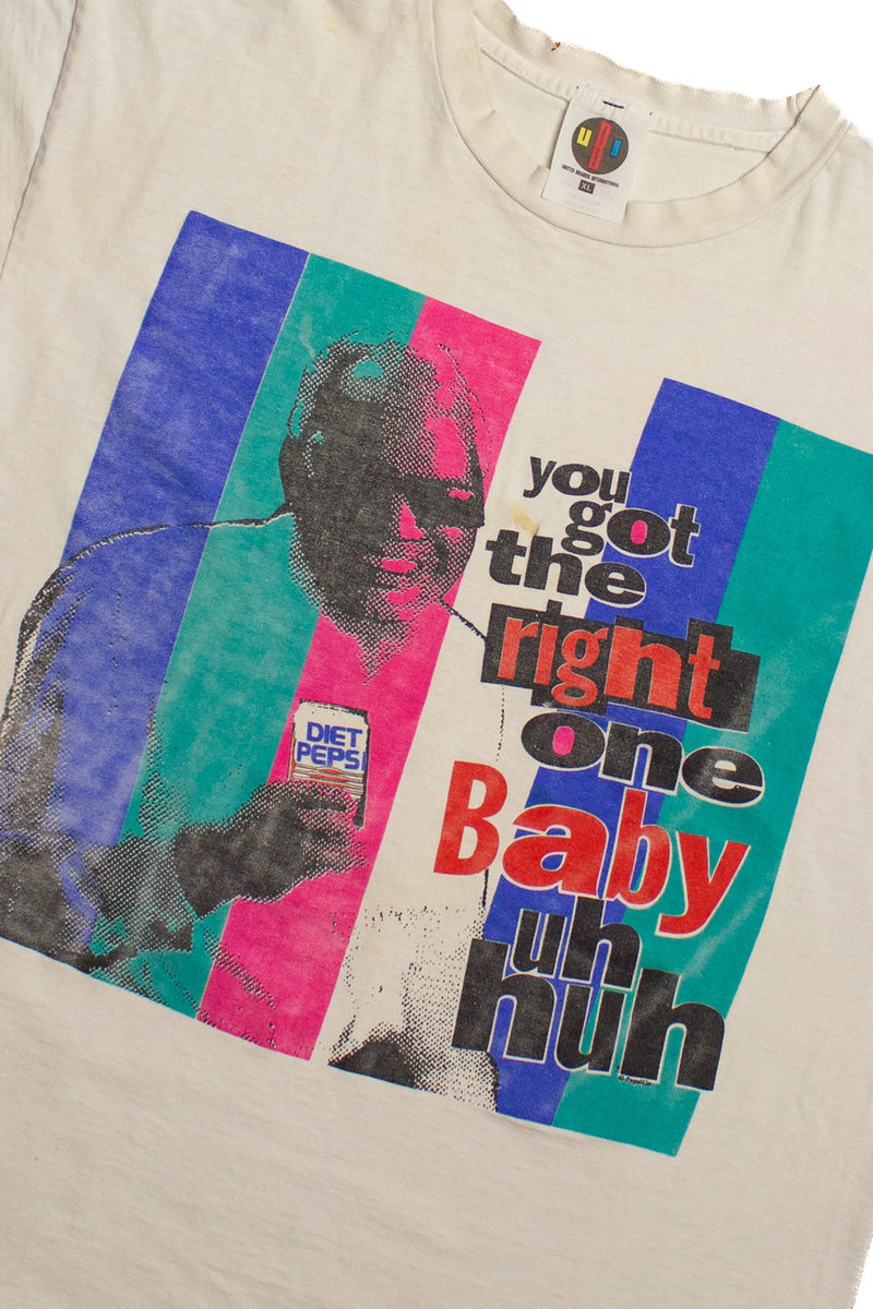 Vintage Ray Charles "You Got The Right One, Baby, Uh Huh" Diet Pepsi T ...