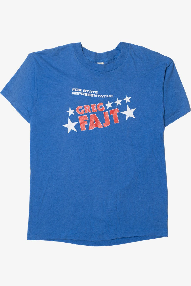 Vintage "Greg Fajt For State Representative" Screen Stars T-Shirt ...