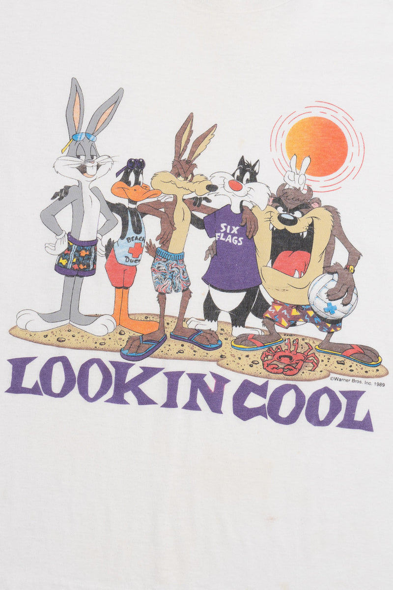 Vintage "Lookin Cool" Looney Tunes At The Beach T-Shirt – Ragstock