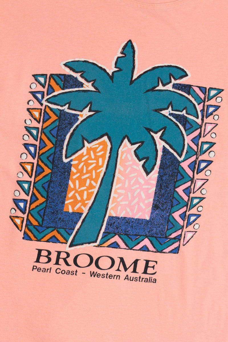 Vintage "Broome Pearl Coast Western Australia" Palm Tree Graphic T-Shi ...