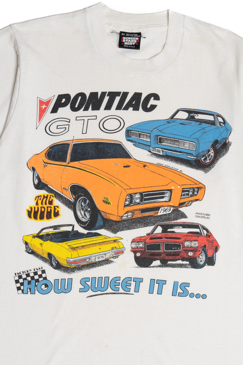 Vintage "Pontiac GTO" "How Sweet It Is..." Car T-Shirt – Ragstock