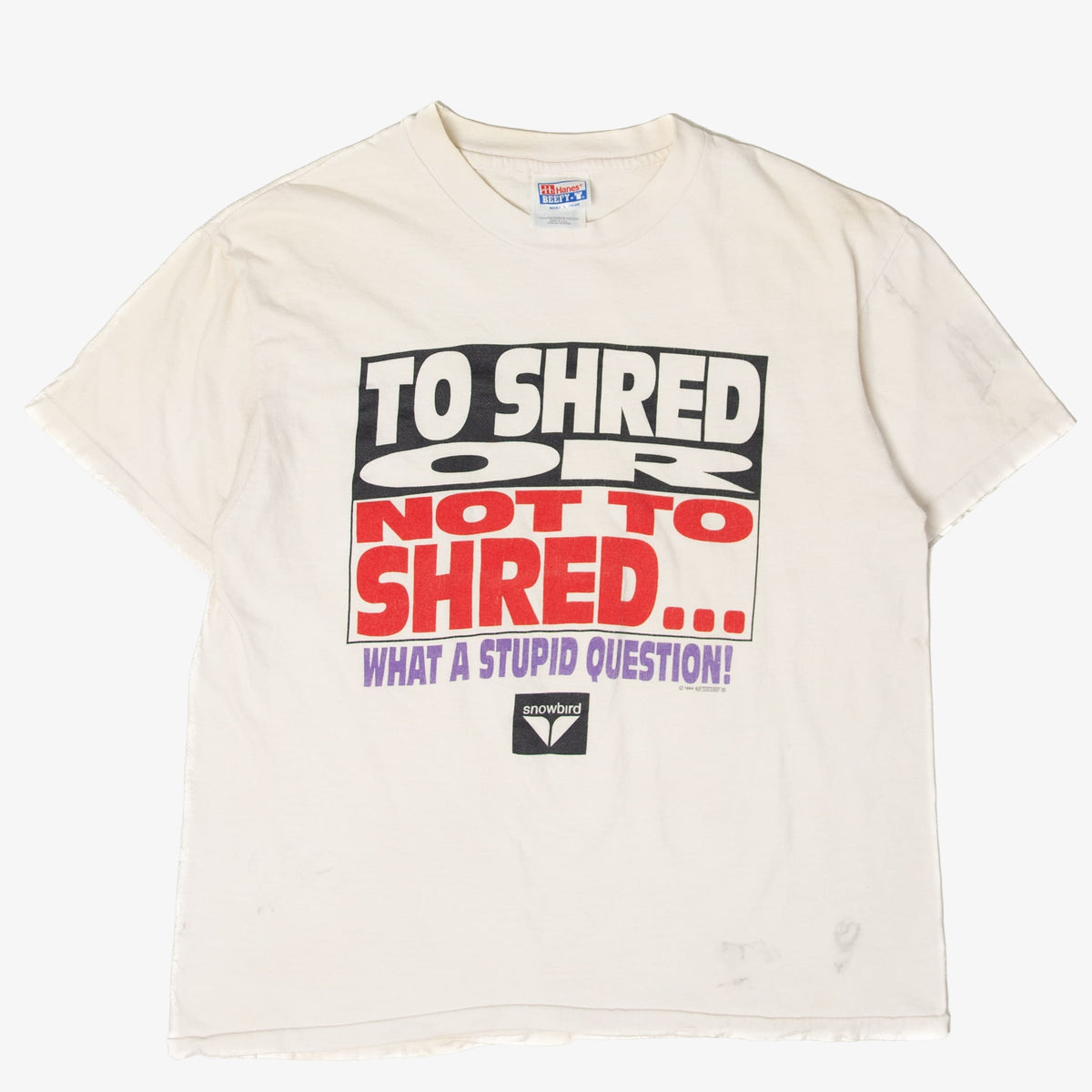 Vintage Distressed "To Shred Or Not To Shred... What A Stupid Question ...