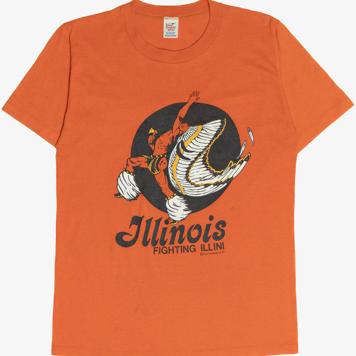 Vintage Illinois "Fighting Illini" Mascot T-Shirt (1980s) – Ragstock