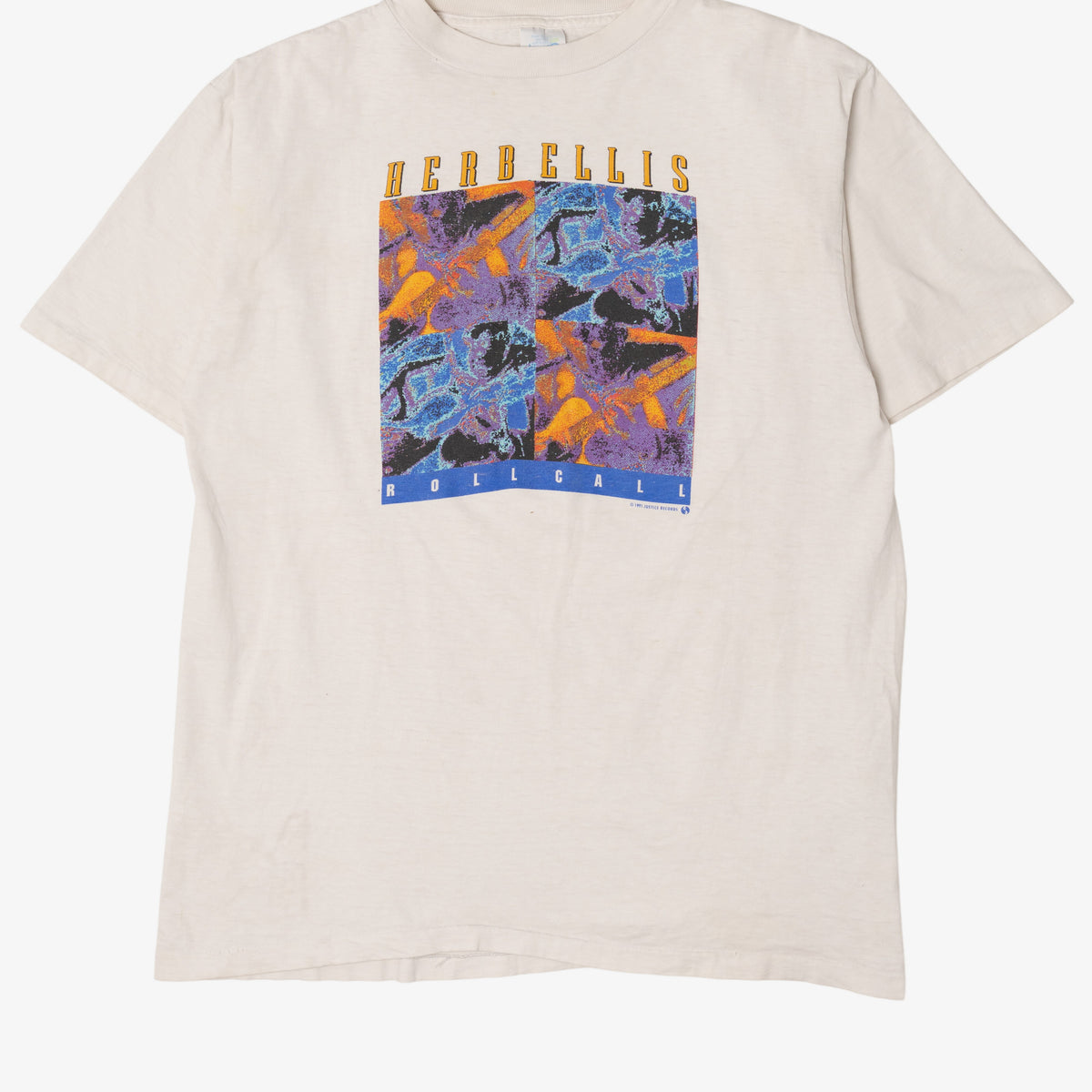 Vintage Herb Ellis "Roll Call" Justice Records Jazz Artist T-Shirt (19 ...