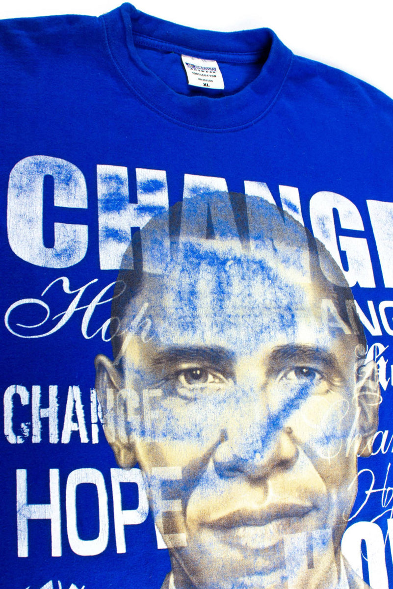 Obama Hope & Change T-Shirt – Ragstock