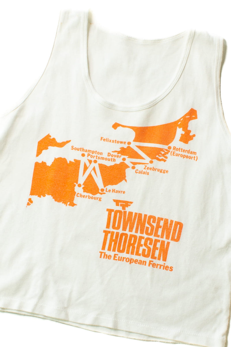 Vintage Townsend Thoresen European Ferries Tank (1980s) – Ragstock