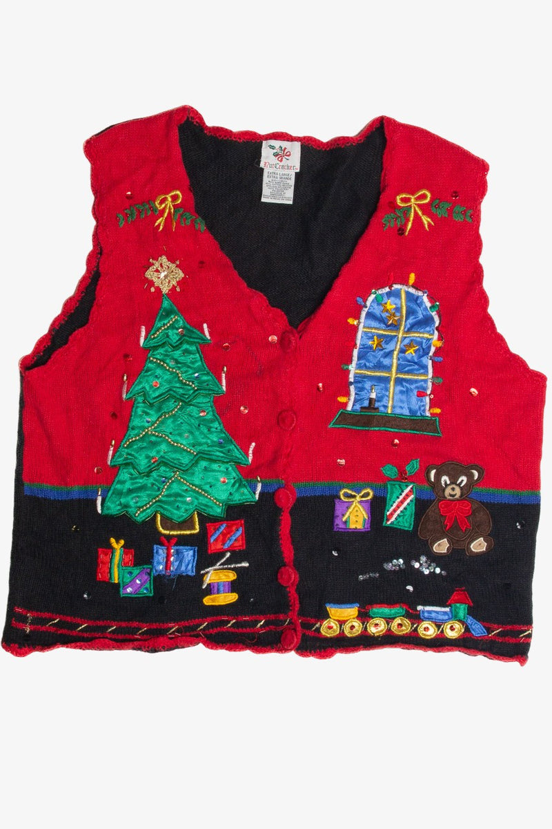Vintage Red Ugly Christmas Vest 60942 – Ragstock