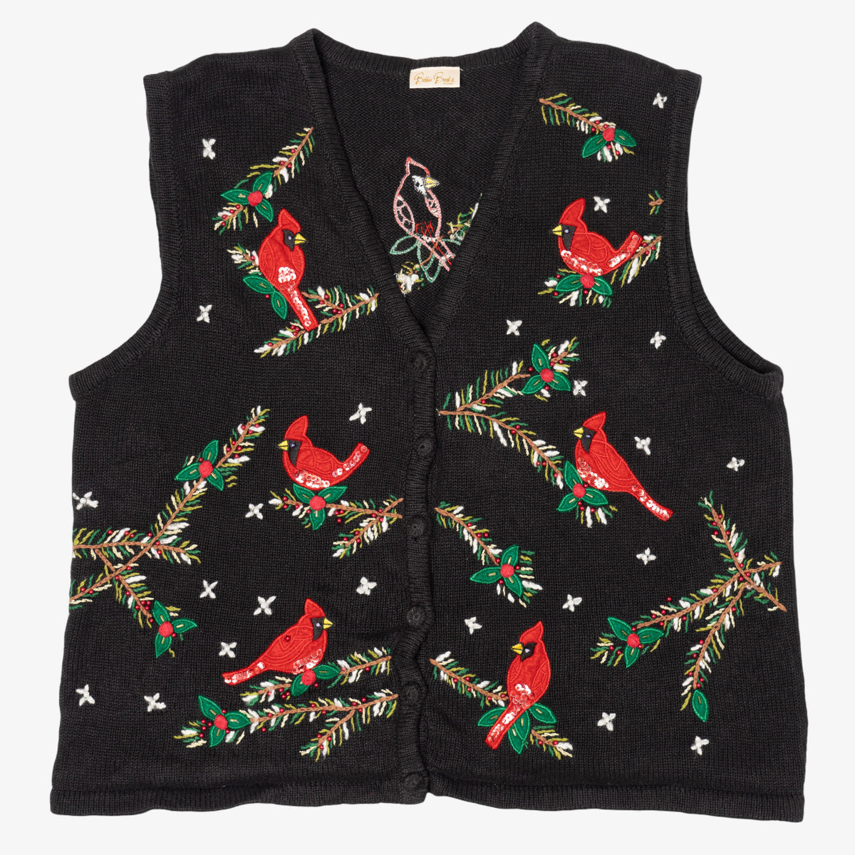 Vintage Bobbie Brooks Cardinals Ugly Christmas Vest (1990s) – Ragstock