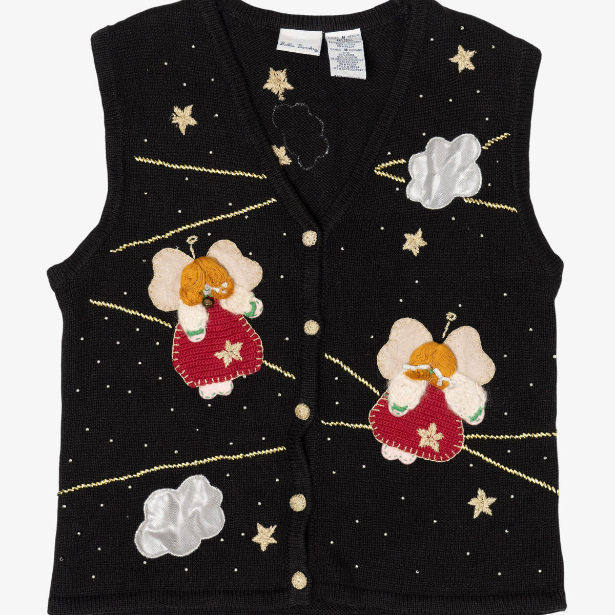 Vintage Bobbie Brooks Angels Ugly Christmas Vest (1990s) – Ragstock