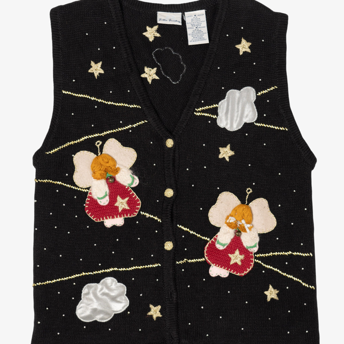 Vintage Bobbie Brooks Angels Ugly Christmas Vest (1990s) – Ragstock