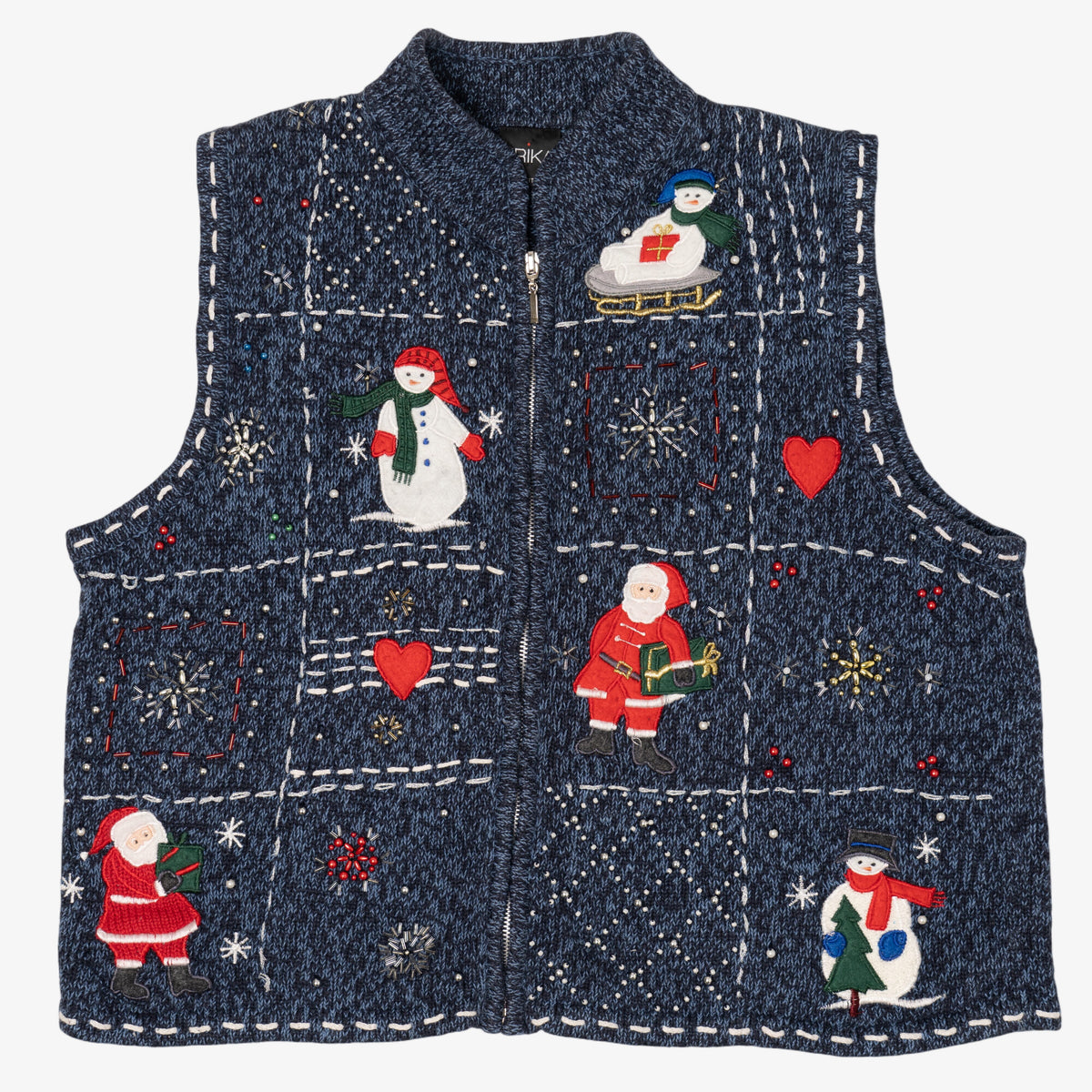 Vintage Erika Ugly Christmas Vest (1990s) – Ragstock