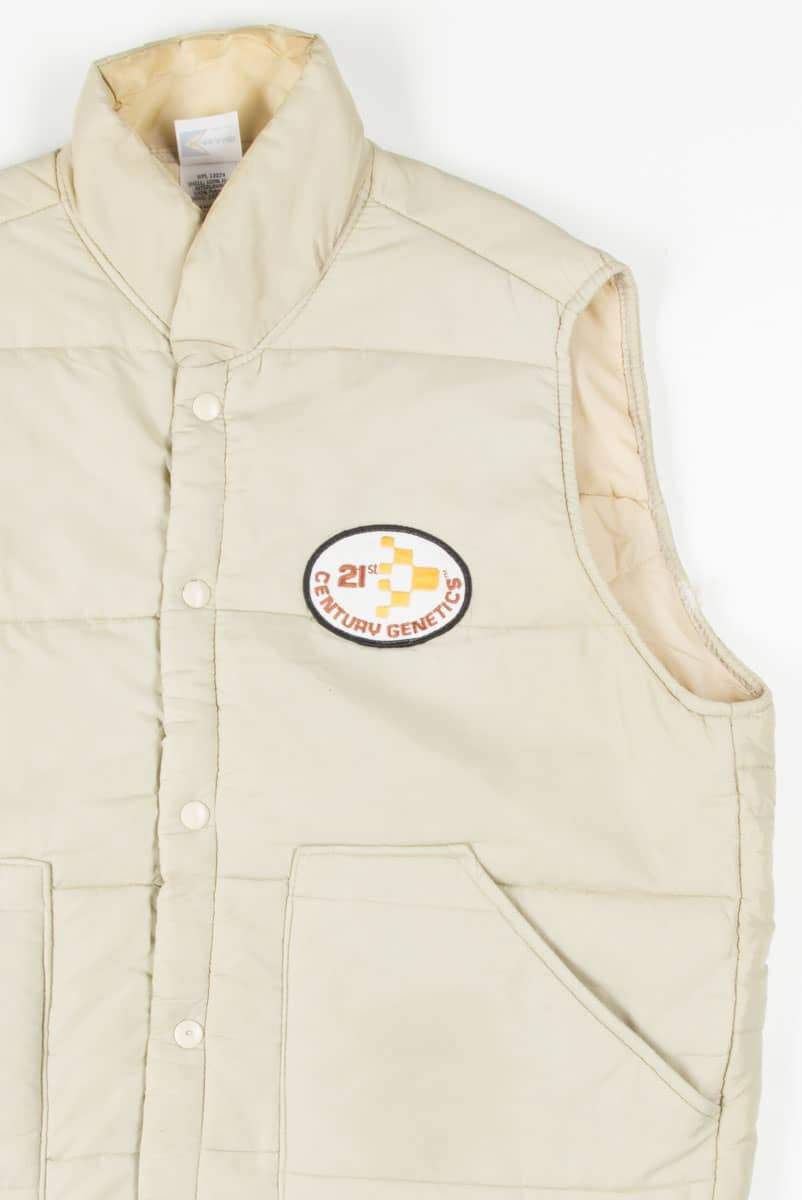 21st Century Genetics Tan Padded Vest – Ragstock